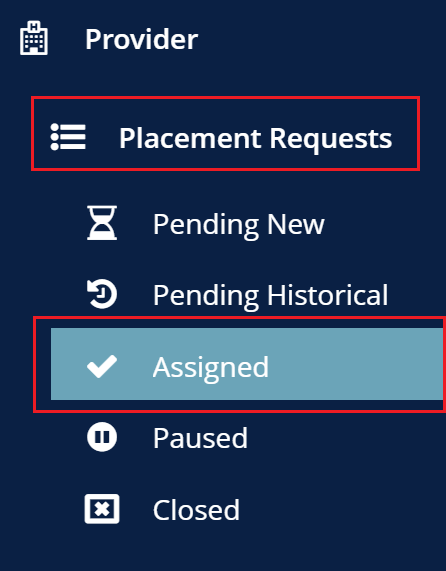 How to Unassign an Assigned Placement Request – CCPS | Providers ...