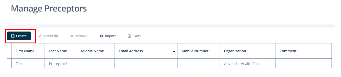 How to Create a Preceptor – CCPS | Providers Support Center