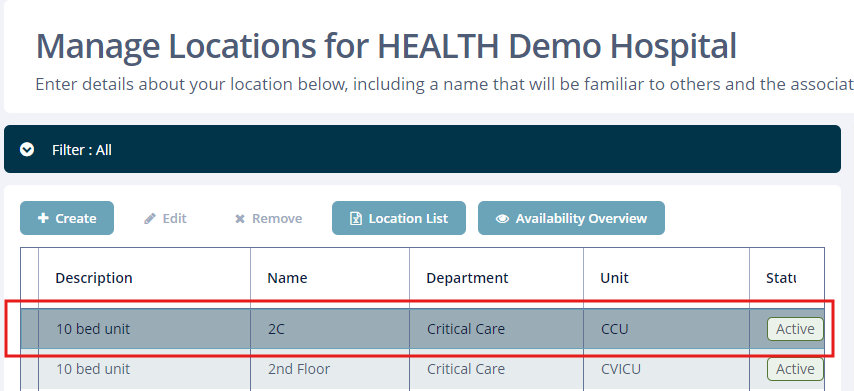 How to Deactivate/Reactivate a Location Availability – CCPS | Providers ...